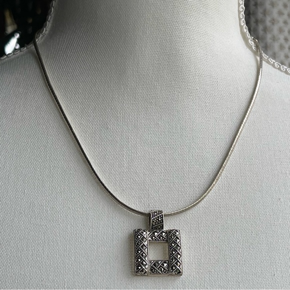 Judith Jack | Jewelry | Judith Jack Sterling Silver Marcasite Pendant ...